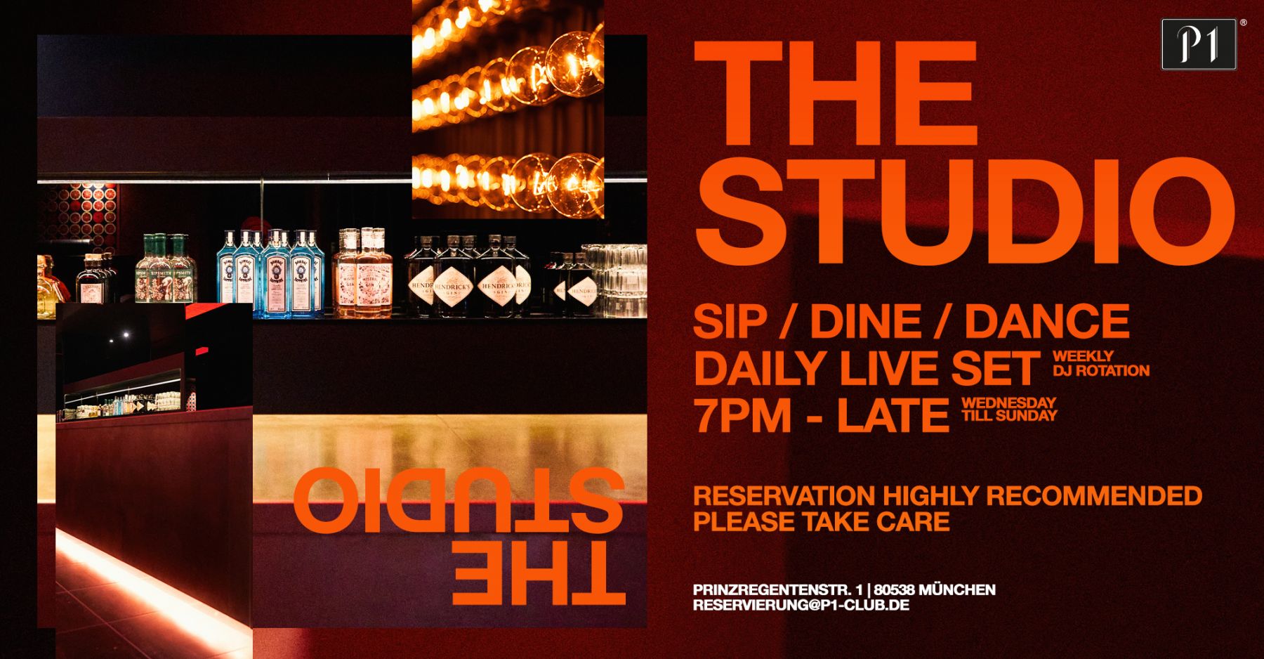 The Studio | P1 Club & Bar, Events München